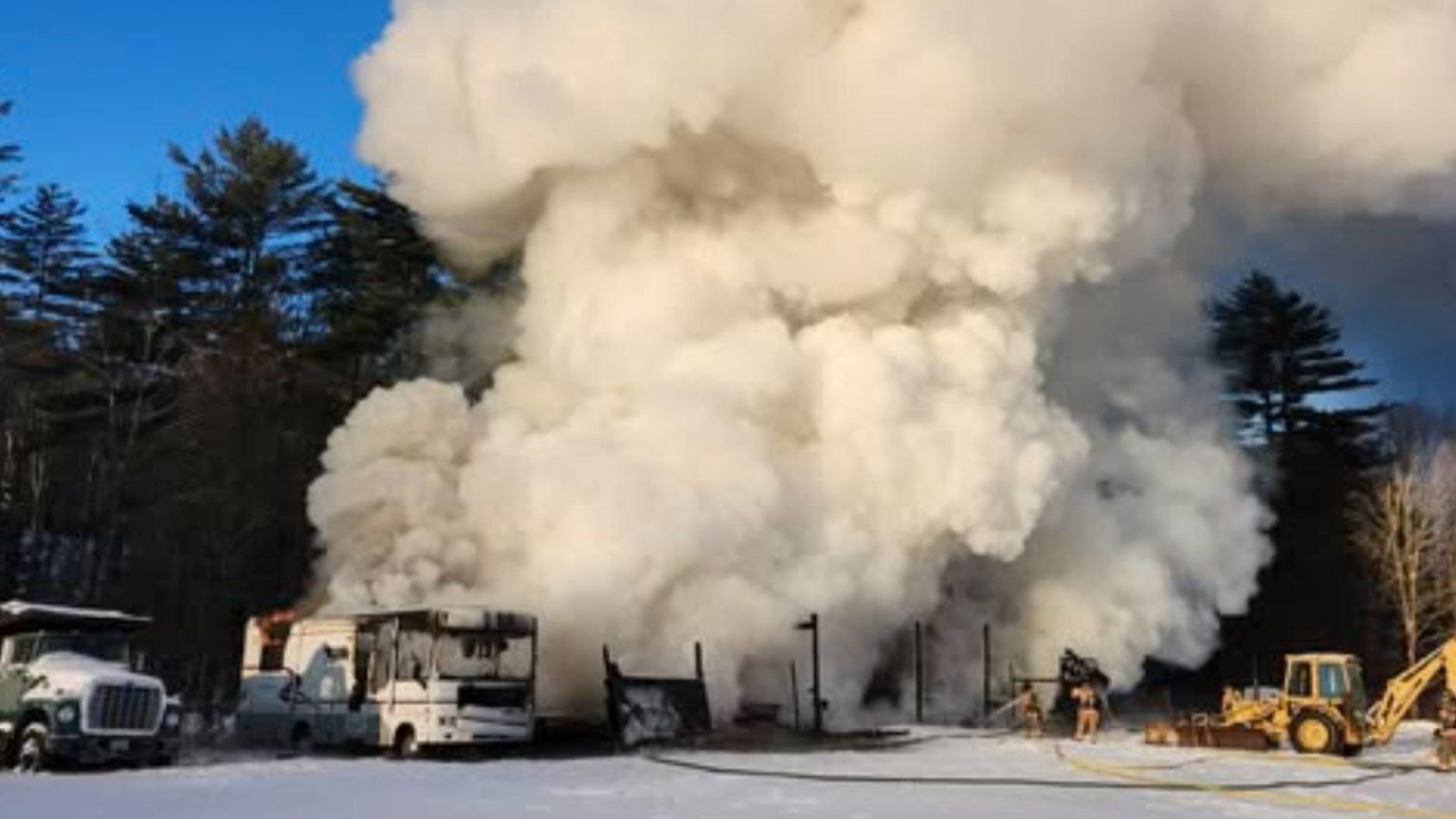 Garage fire in Campton - Newport Dispatch