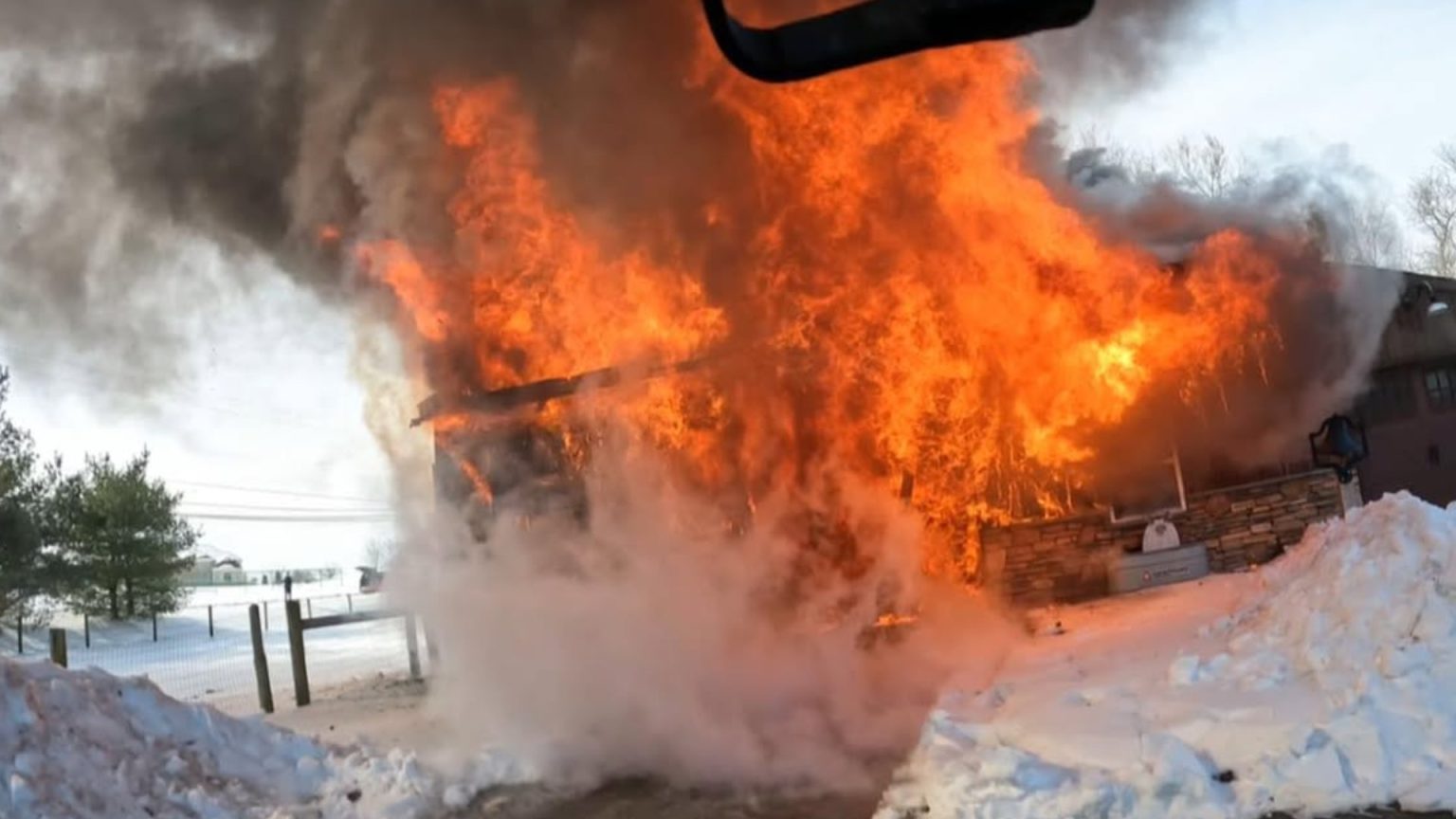 Fire damages barn in Mantua Township - Newport Dispatch